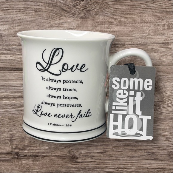 Home Essentials | Kitchen | Home Essentials Love Corinthians 1378 White ...